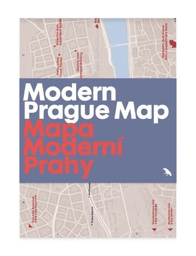 MODERN PRAGUE MAP Mapa Moderni Prahy by Adam Stech 9781912018925 ...