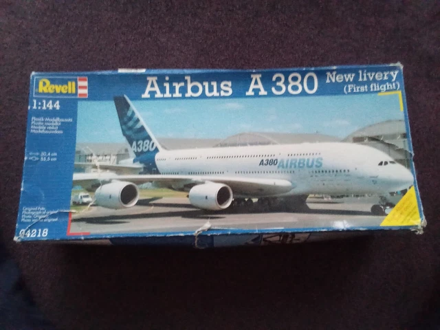 REVELL AIRBUS A380 First Flight in New livery , 1/144 scale model kit £ ...