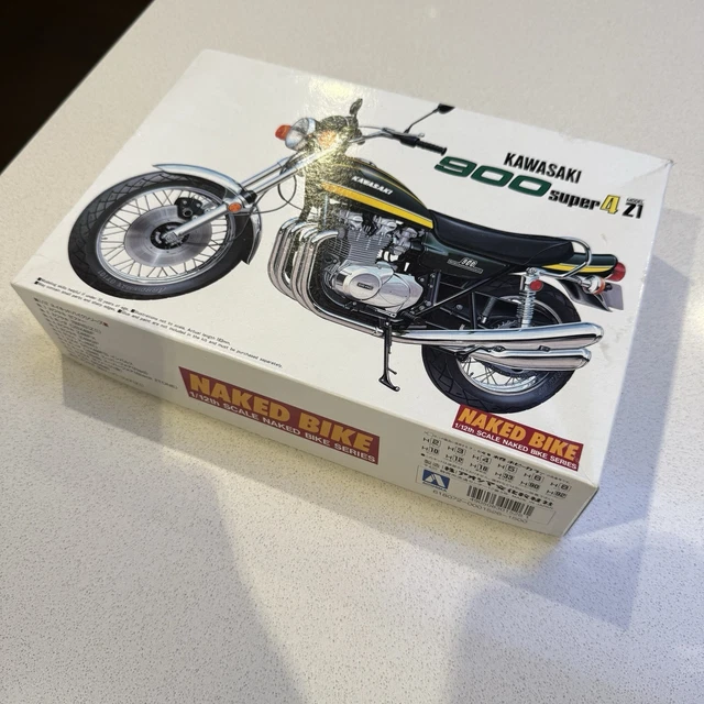 AOSHIMA 1/12 SCALE The Bike No.31 Kawasaki Z1A 900 SUPER4 1974 Plastic Model Kit £30.83 ...