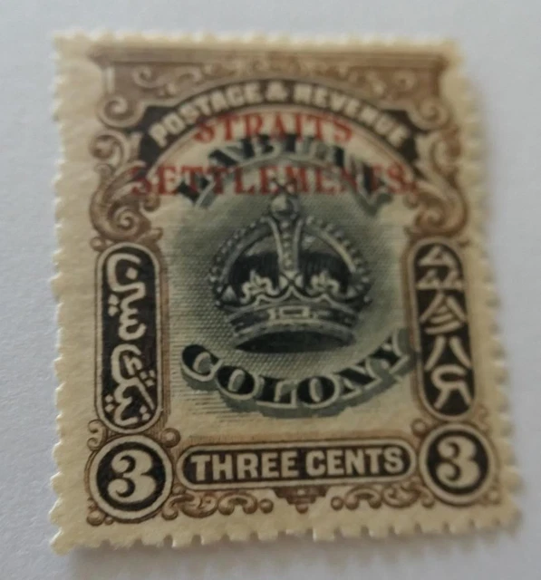 MALAYA STRAITS SETTLEMENTS 1905 overprint on 3c Labuan unused $1.99 ...