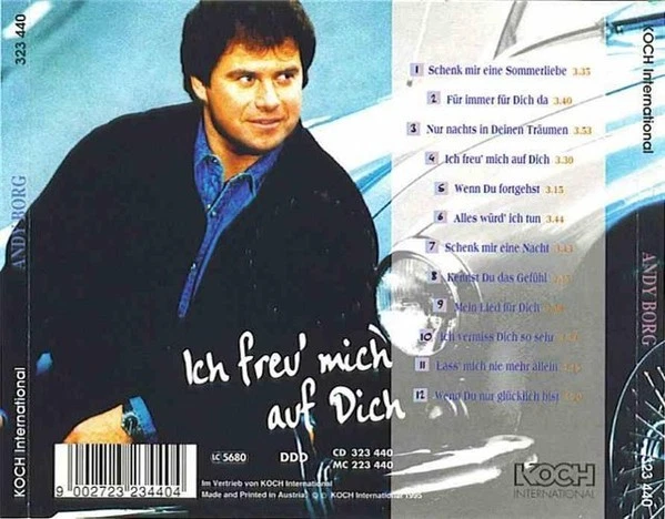 ANDY BORG - Je me réjouis de vous CD Album CD Pop Schlager 8982 EUR 13 ...
