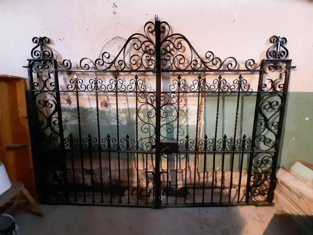 STUNNING, FULLY RESTORED, Victorian Hand Forged Gates - Beautiful ...