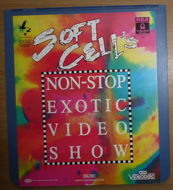 UK PAL CED Videodisc: Untested: Soft Cell's Non Stop Exotic Video Show ...