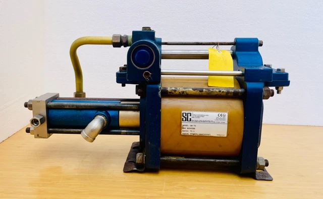 SC HYDRAULIC ENGINEERING GB-75 Air Driven Gas Booster Pump Ratio 75:1 ...