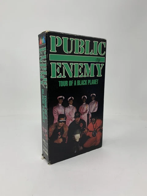 PUBLIC ENEMY TOUR Of A Black Planet VHS RAP HIP HOP DEF JAM Vintage ...