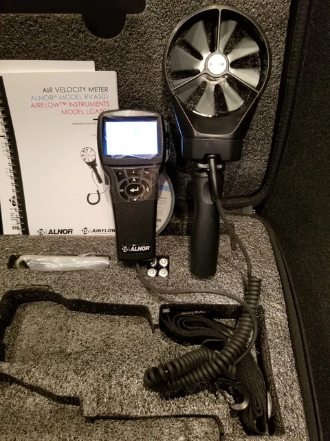 TSI ALNOR AIR Velocity Meter RVA501 with Air Cones (2) $294.56 - PicClick