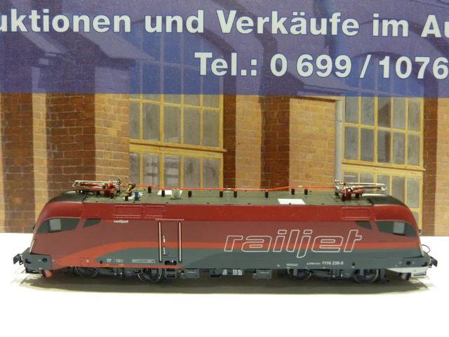 E-LOK BR 1116.238-5 ÖBB Railjet von Jägerndorfer 90/95 EUR 138,00 - PicClick DE