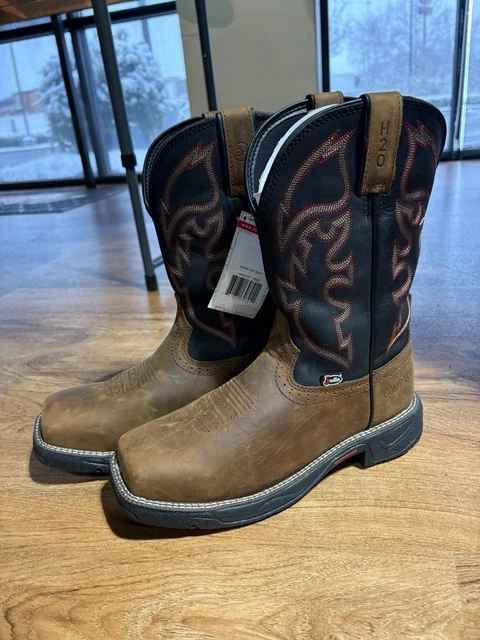 JUSTIN MEN BOOTS Size 8 Safety Composite Toe WK4337 £90.25 - PicClick UK