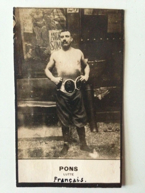 ANCIENNE MINI PHOTO Collection Sport // Lutte - Paul Pons EUR 6,99 ...