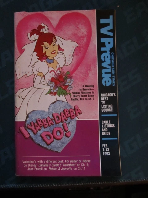 TV PREVUE MAGAZINE Regional TV Guide February 1993 The Flintstones ...