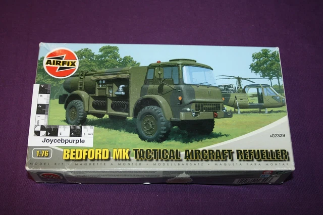 AIRFIX BEDFORD MK Tactical Aircraft Refueller 1:76 scale model kit ...
