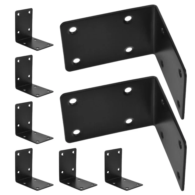 8 PCS BOX Brackets For Raised Bed L-shaped Heavy Duty Corner Shelf £32. ...