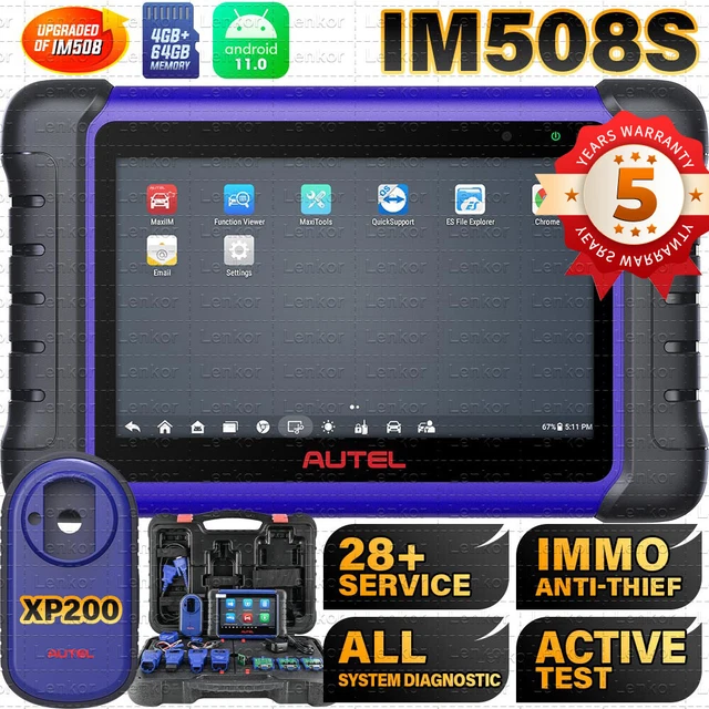 AUTEL MAXIIM IM508S IMMO Key Programming Scanner Upgraded of IM508 All ...