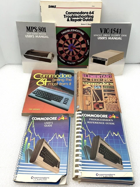 VINTAGE COMMODORE 64 Book Troubleshooting Repair Guide Programmer ...