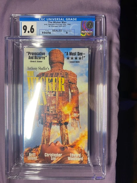THE WICKER MAN Factory Sealed VHS graded £1,822.19 - PicClick UK