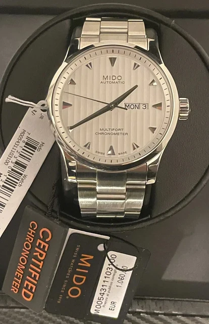 OROLOGIO MIDO MULTIFORT Cosc Diver M0054311103100 Automatico ...