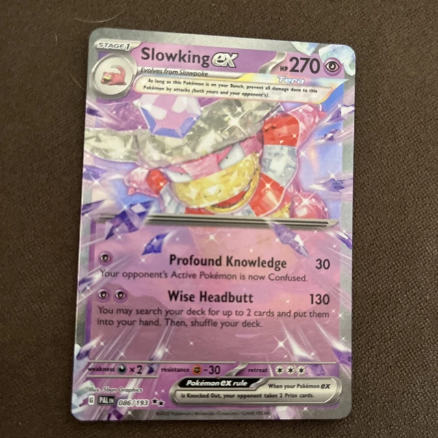 SLOWKING EX 086/193 - Double Rare - Paldea Evolved - Pokemon Trading ...
