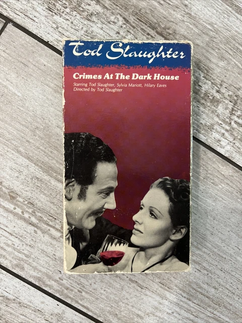 CRIMES AT THE Dark House (VHS) Tod Slaughter, Sylvia Mariott, Hilary ...