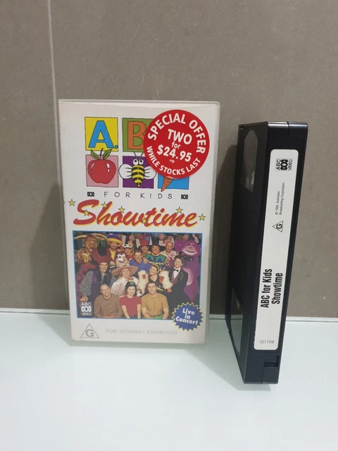ABC FOR KIDS VHS Live Concert SHOWTIME 1998 Australia TV Video TESTED ...