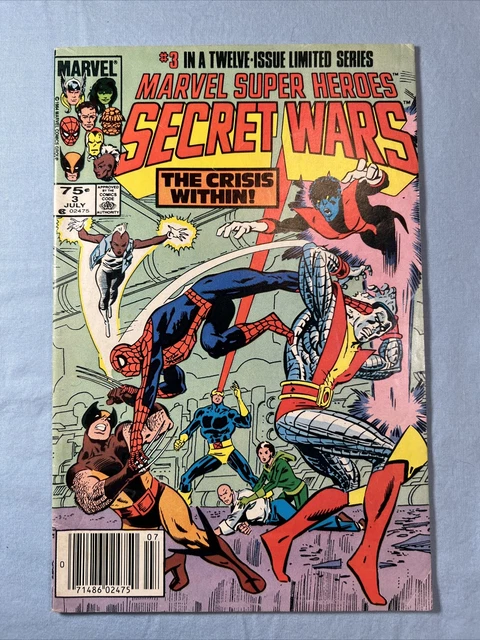 MARVEL SUPER HEROES Secret Wars #3 (1984) 1ère application de Titania ...