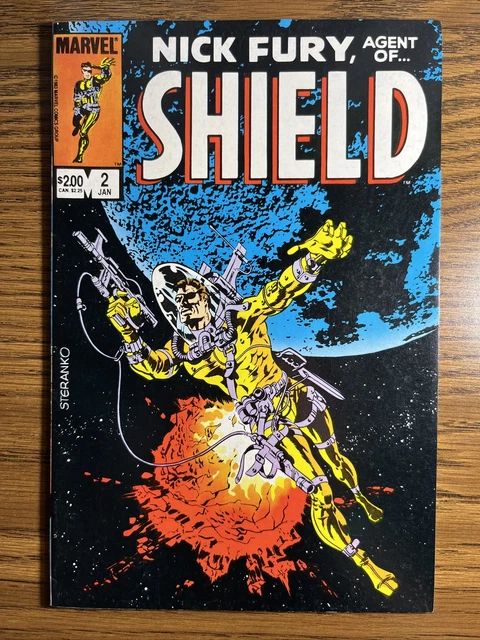 MCU NICK FURY Agent Of Shield 2 Marvel Comics 1984 Secret Invasion ...