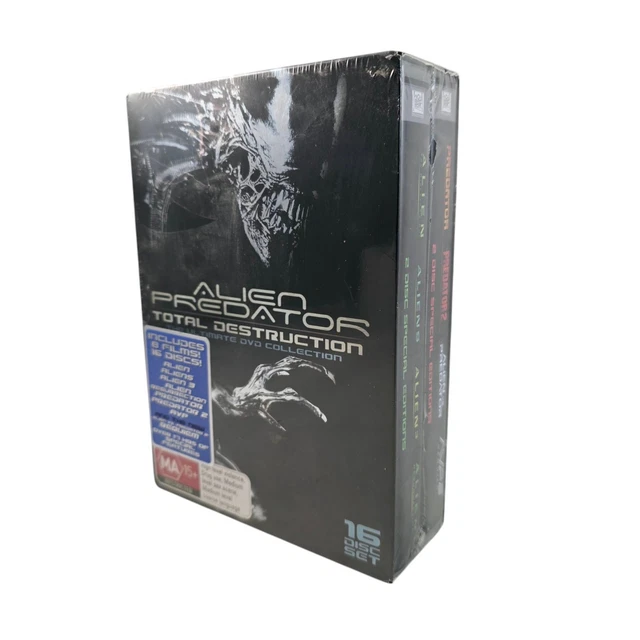 NEW - ALIEN Predator Total Destruction The Ultimate DVD Collection 16 ...
