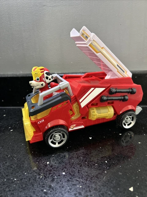PAW PATROL THE Mighty Movie Deluxe Marshall Vehicle With. Lights ...