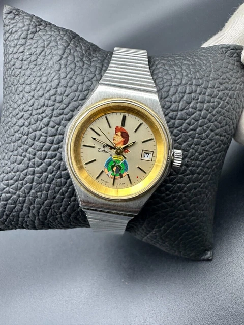 MEMORIAL ZODIAC WATCH Muammar Al-Gaddafi Issued To Military Officials ...