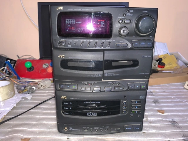 AMPLIFICATEUR DE CD De Cassette Stéréo JVC MX-C220 Aucun Testé EUR 49 ...