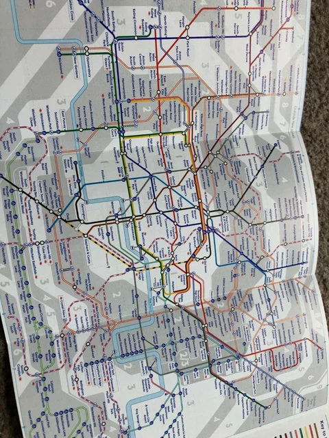TUBE MAP LONDON Underground Tfl Northern Line Closure New January 2022 ...