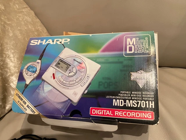 SHARP MINI DISC Player Recorder MD-MS701H - Mint Condition - Unused £ ...