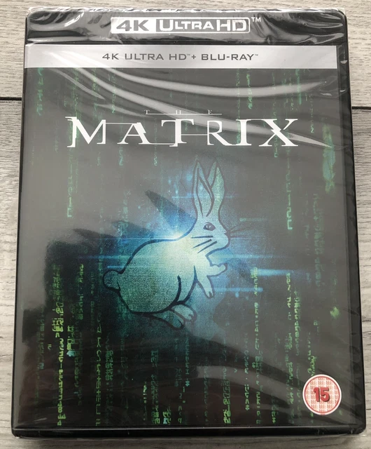 NEW THE MATRIX 4k UHD + Blu-ray 3 Discs Film Keanu Reeves Fishburne ...