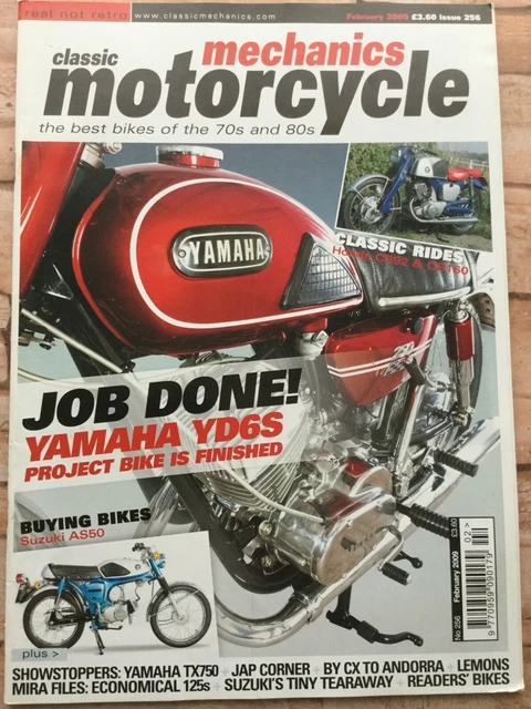 CLASSIC MOTORCYCLE MECHANICS Magazine - February 2009 - Yamaha YDS6 ...