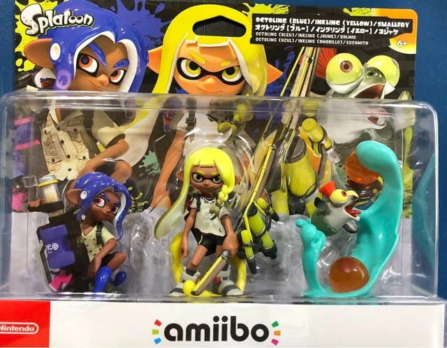 AMIIBO SPLATOON3 TRIPLE set Octoling Blue Inkling Yellow Smallfry 3 Nintendo £115.43 - PicClick UK