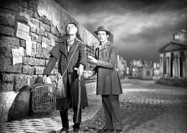 GASTON MODOT AND Jean-Louis Barrault in Les Enfants du Paradis, wr- Old ...