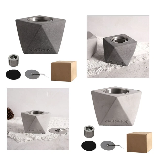 MINI POT À feu en ciment solution de chauffage pratique et décorative ...