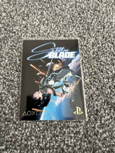 STELLAR BLADE PLAYSTATION Trading Card Collectible PS Card + Slipcover ...