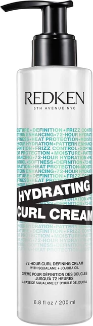 REDKEN HYDRATING CURL Cream - 72-Hour Curl Definition, Heat Protection ...