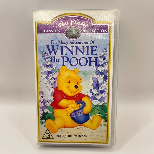THE MANY ADVENTURES of Winnie the Pooh (VHS) Walt Disney Collection £3. ...