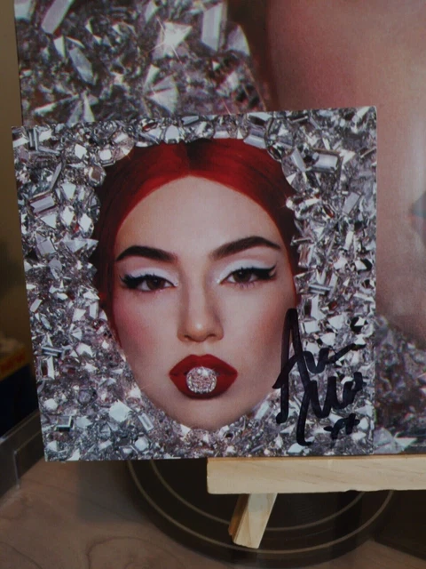 AVA MAX '' Diamonds & Dancefloors'' Signed Card Black Ice Vinyl Spotify ...