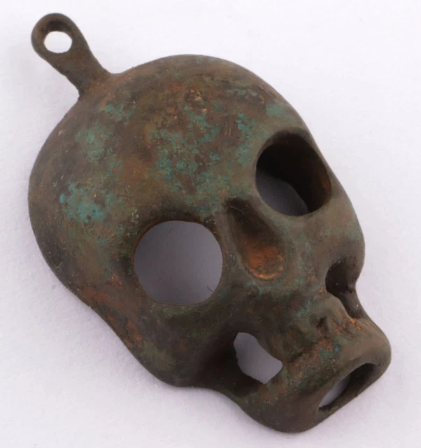 SKULL WW1 WWI ww2 WWII Talisman Charm Soldiers AMULET Jewelry Pendant ...