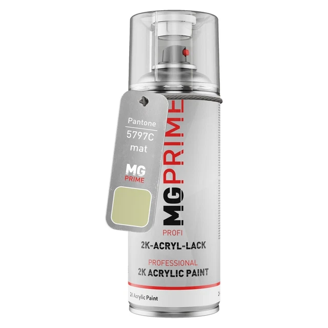 PANTONE 5797C GREEN mat acrylique bombe aérosol 2C 400ml séchage rapide ...