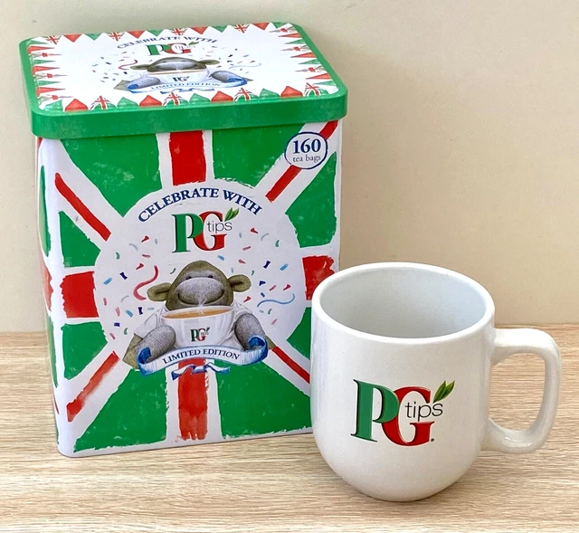 PG TIPS MONKEY Limited Edition Diamond Jubilee Empty Storage Tin Caddy ...