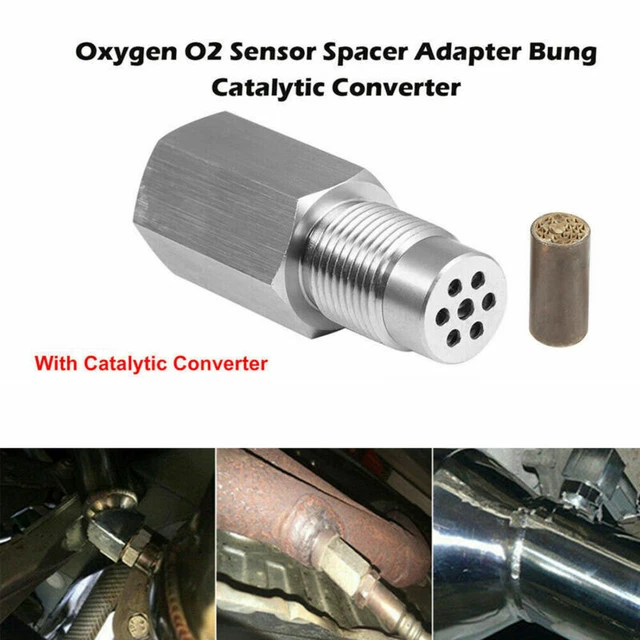 SAUERSTOFF O2 SENSOR Spacer Adapter CEL Eliminator Katalysator Fix ...