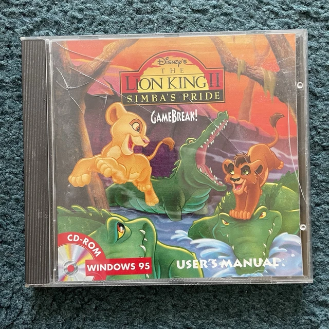 LION KING 2 Simbas Pride Gamebreak PC game CD Rom Windows 95 £12.99 ...