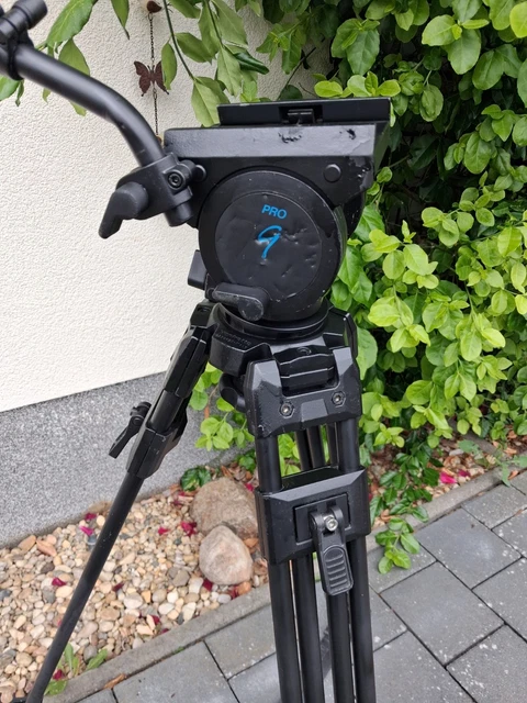 VINTEN PRO TOUCH 9 PT350 Profi Video Stativ mit Fluid Kopf EUR 180,00 ...