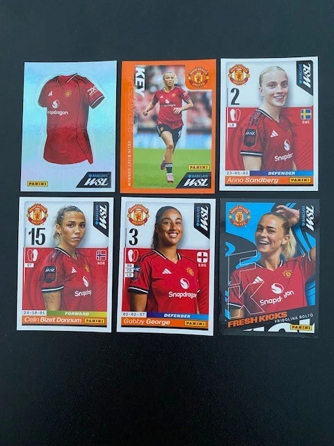 PANINI WSL 2025/26 - Man Utd - Football Stickers - Mint Condition ...