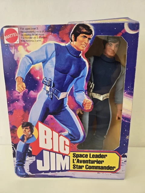 MATTEL BIG JIM Space Leader Figur, mit custom Replica Box EUR 99,99 ...