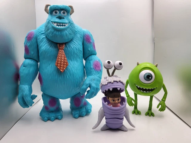 DISNEY PIXAR MONSTERS Inc Mike Sulley & Boo In Costume Figures Set £23. ...