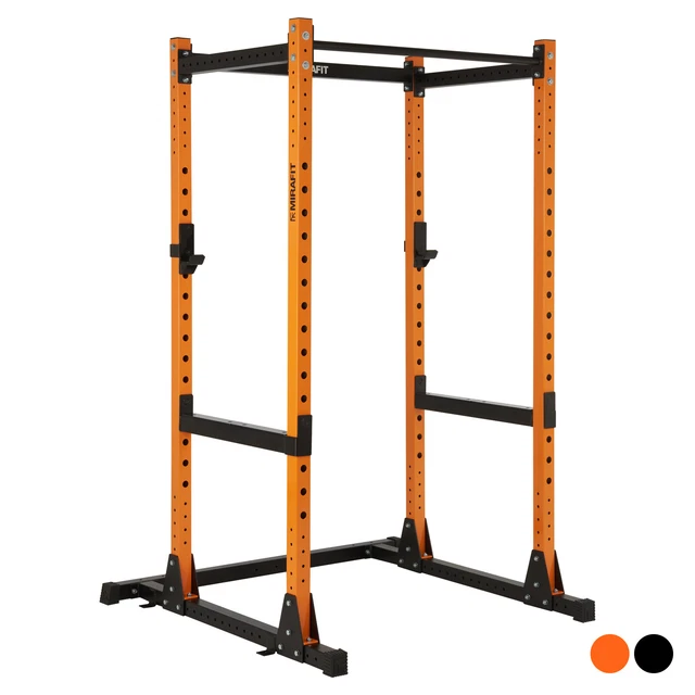 MIRAFIT M200 POWER Rack Orange Home Gym Squat Bench Press Lifting ...